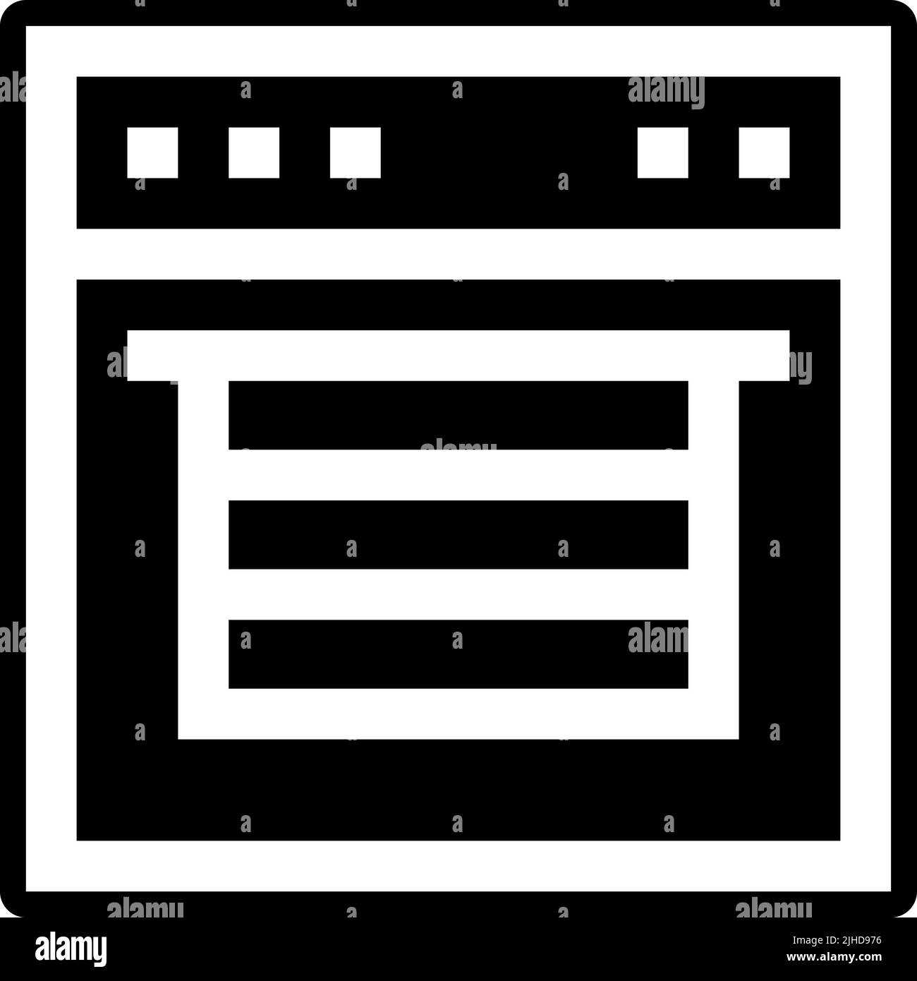 Cooking oven Stock Vector Image & Art - Alamy