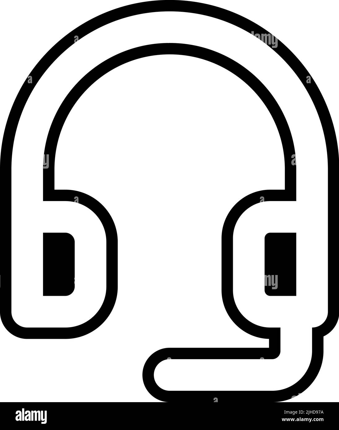 Happy man phone headphones Stock Vector Images - Alamy