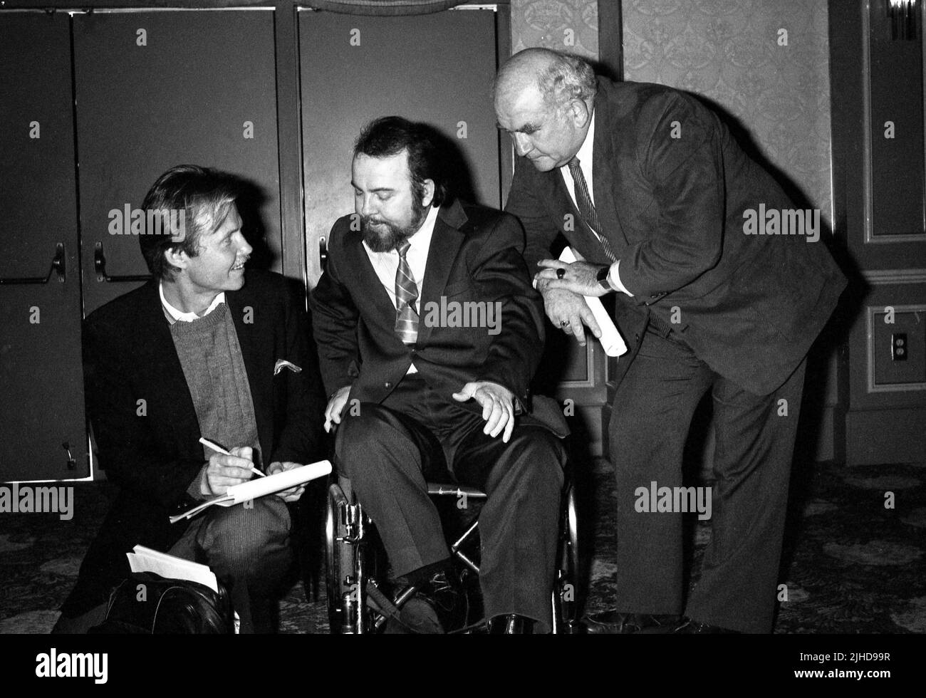 Jon Voight, Brig General Roland Cinciarelli and Ed Asner at the Welcome ...