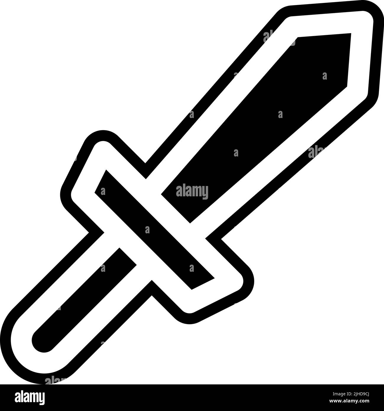 Sword button Cut Out Stock Images & Pictures - Alamy