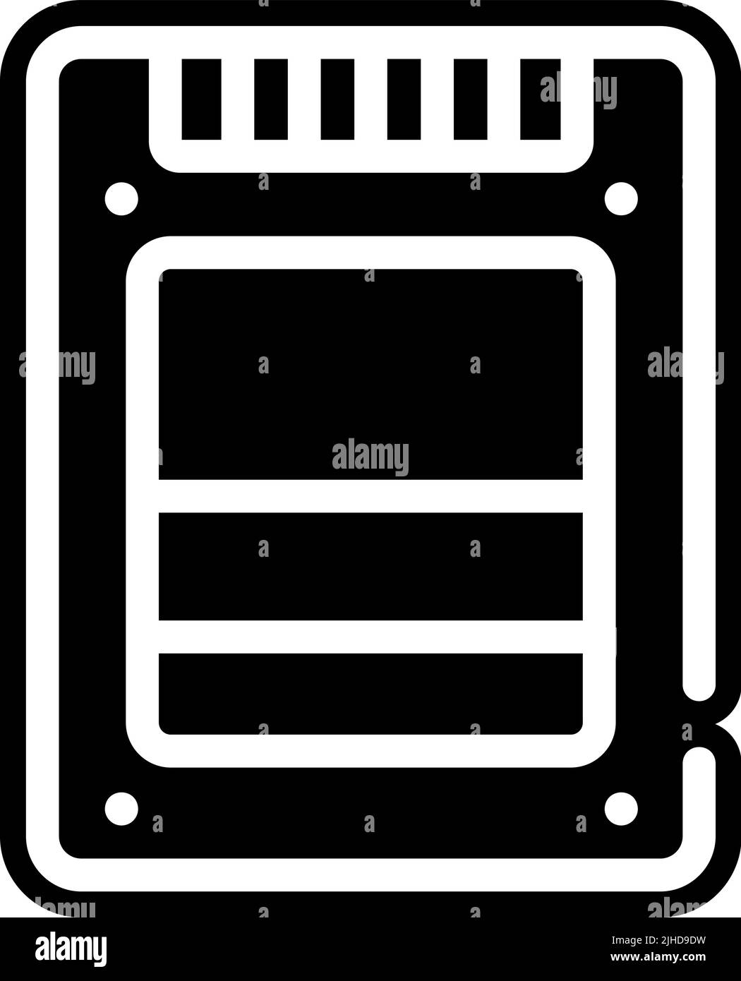 Computer hardware ssd Stock Vector Image & Art - Alamy