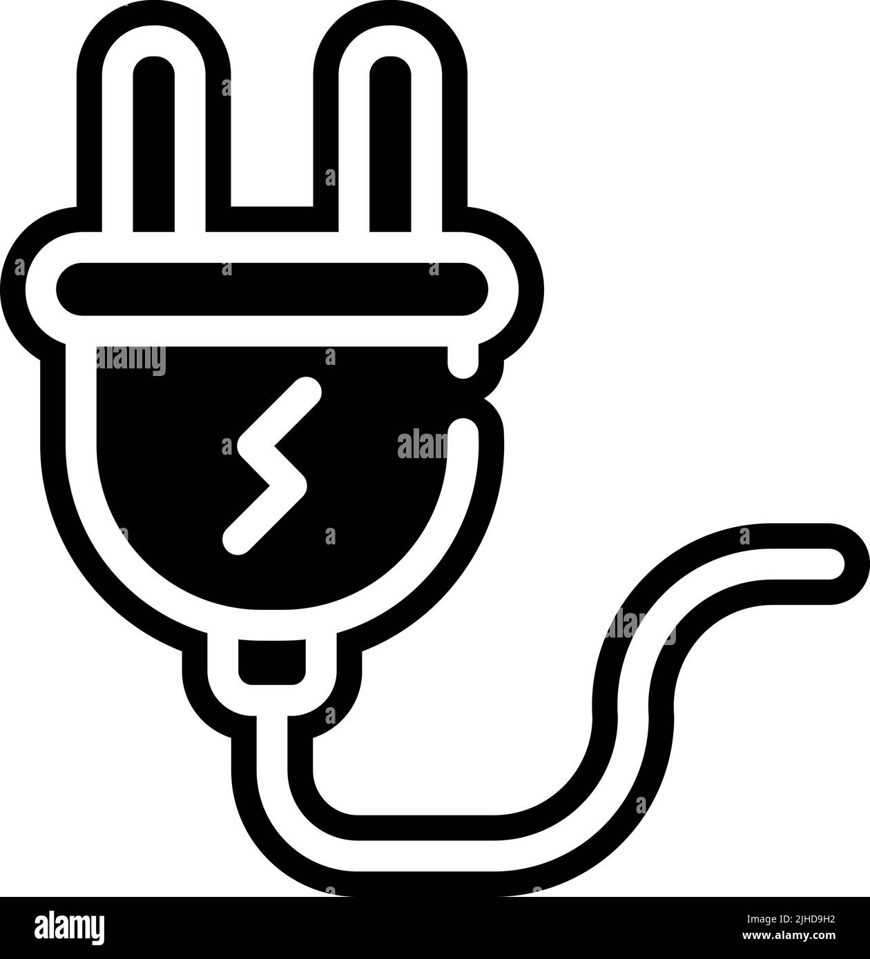 Computer hardware power plug Stock Vector Image & Art - Alamy