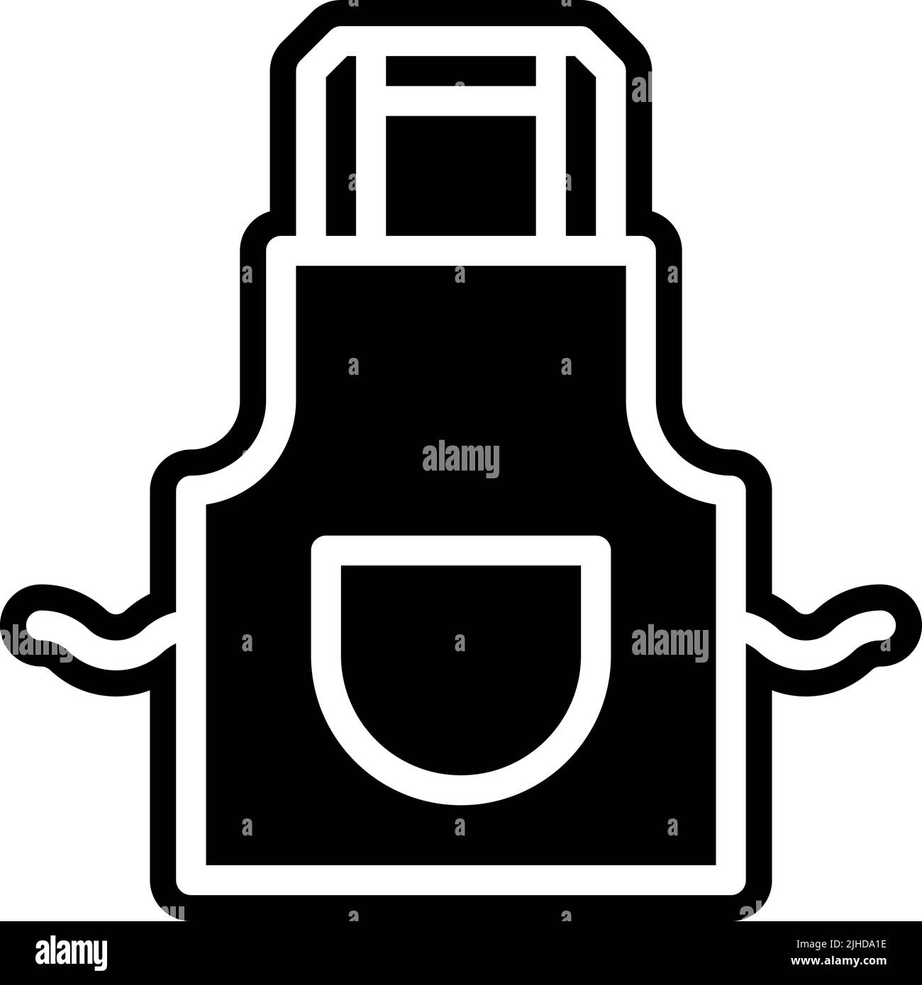 Work apron aprons Stock Vector Images - Alamy