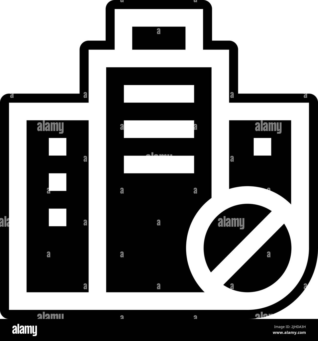 Economic crisis office building Stock Vector Image & Art - Alamy