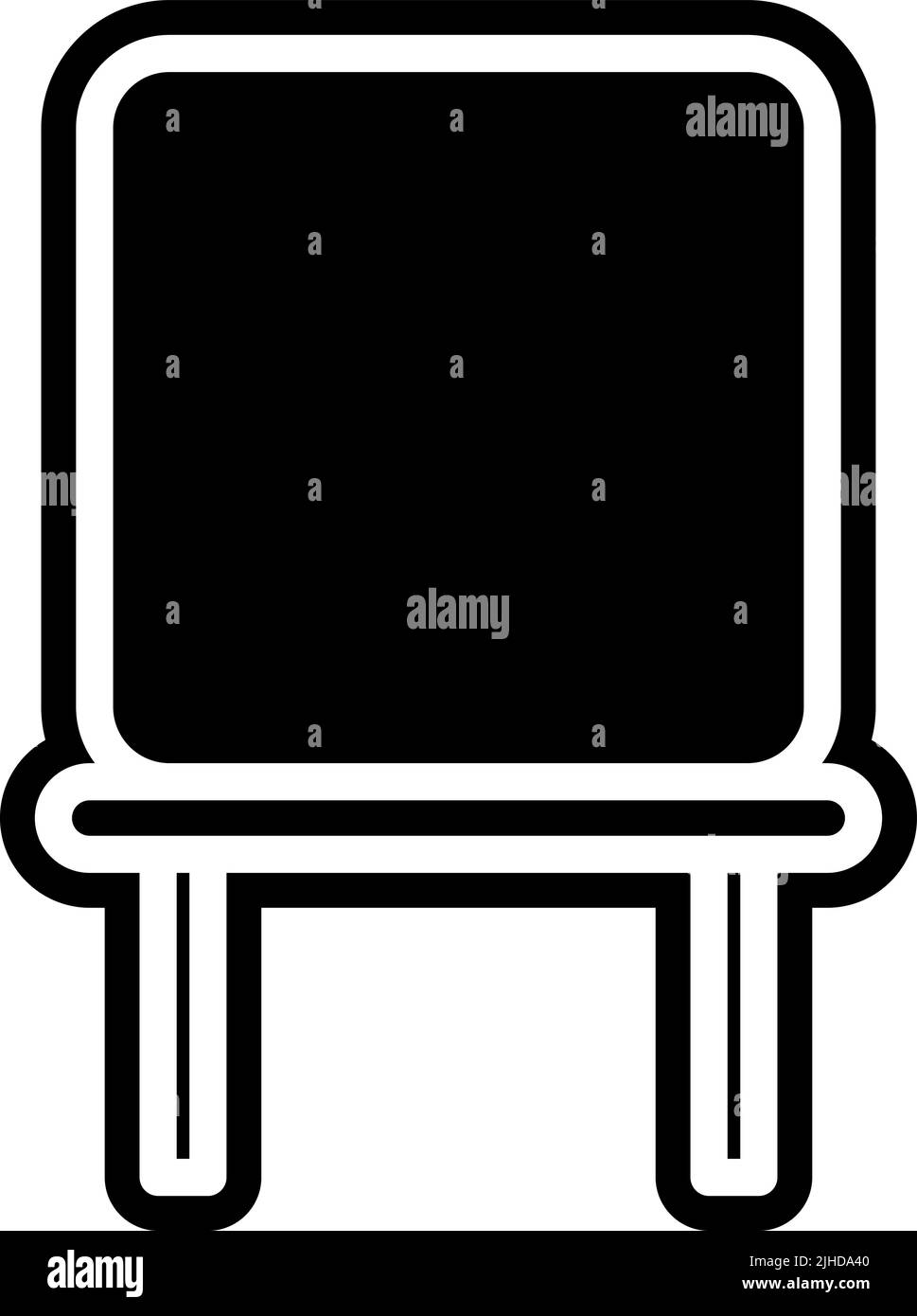 Capacitor electronic component vector Black and White Stock Photos ...