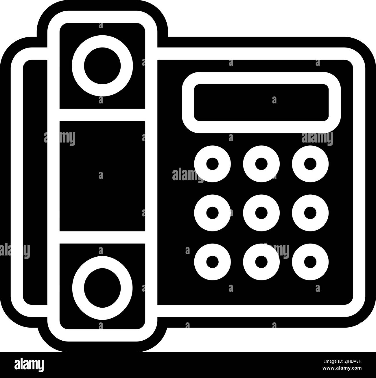 Electronic telephone Stock Vector Image & Art - Alamy