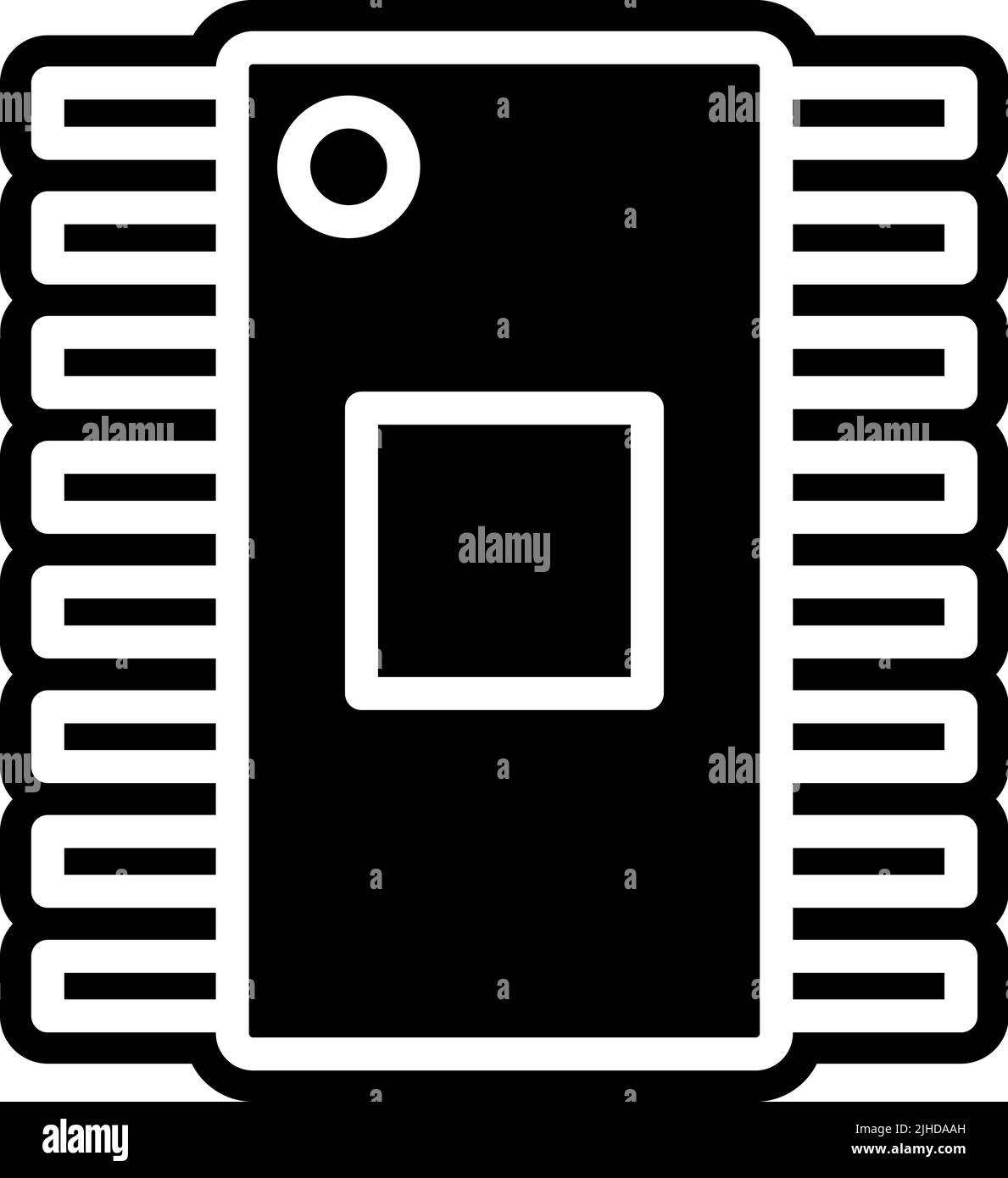 Blue microchip processor cpu Black and White Stock Photos & Images - Alamy