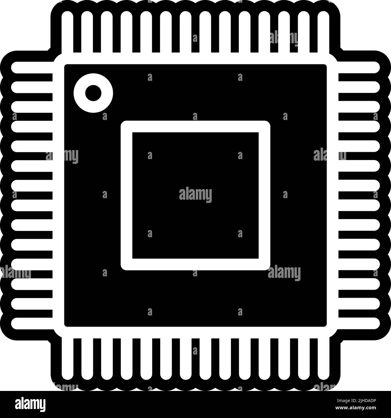 Electronics Components Microchip Stock Vector Image And Art Alamy
