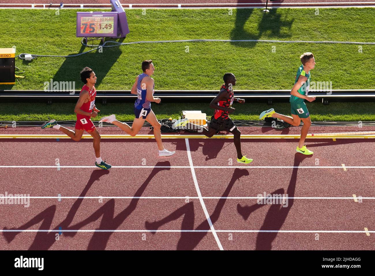 Great Britain's Jake Wightman during the Men’s 1500m Semi-Final on day ...
