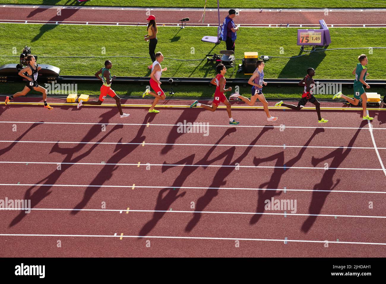 Great Britain's Jake Wightman during the Men’s 1500m Semi-Final on day ...
