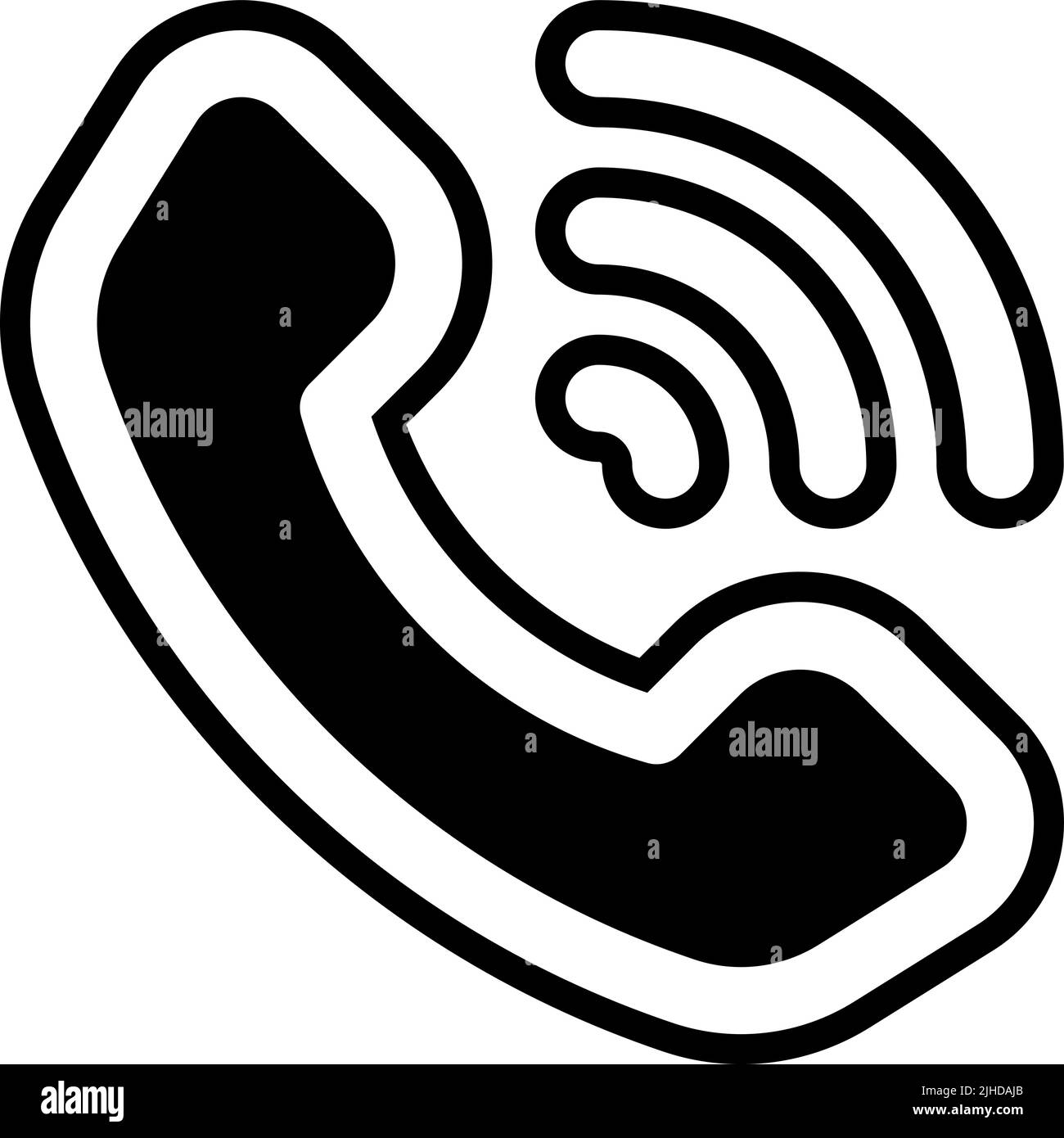 Mockup incoming call call Cut Out Stock Images & Pictures - Alamy