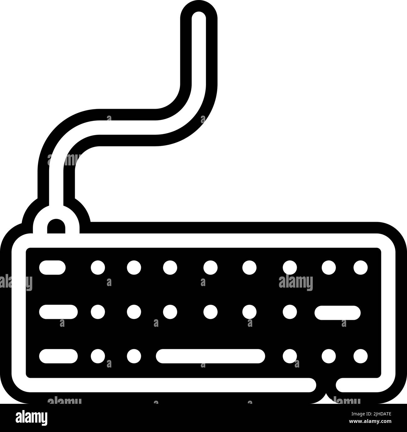 Computer hardware keyboard Stock Vector Image & Art - Alamy