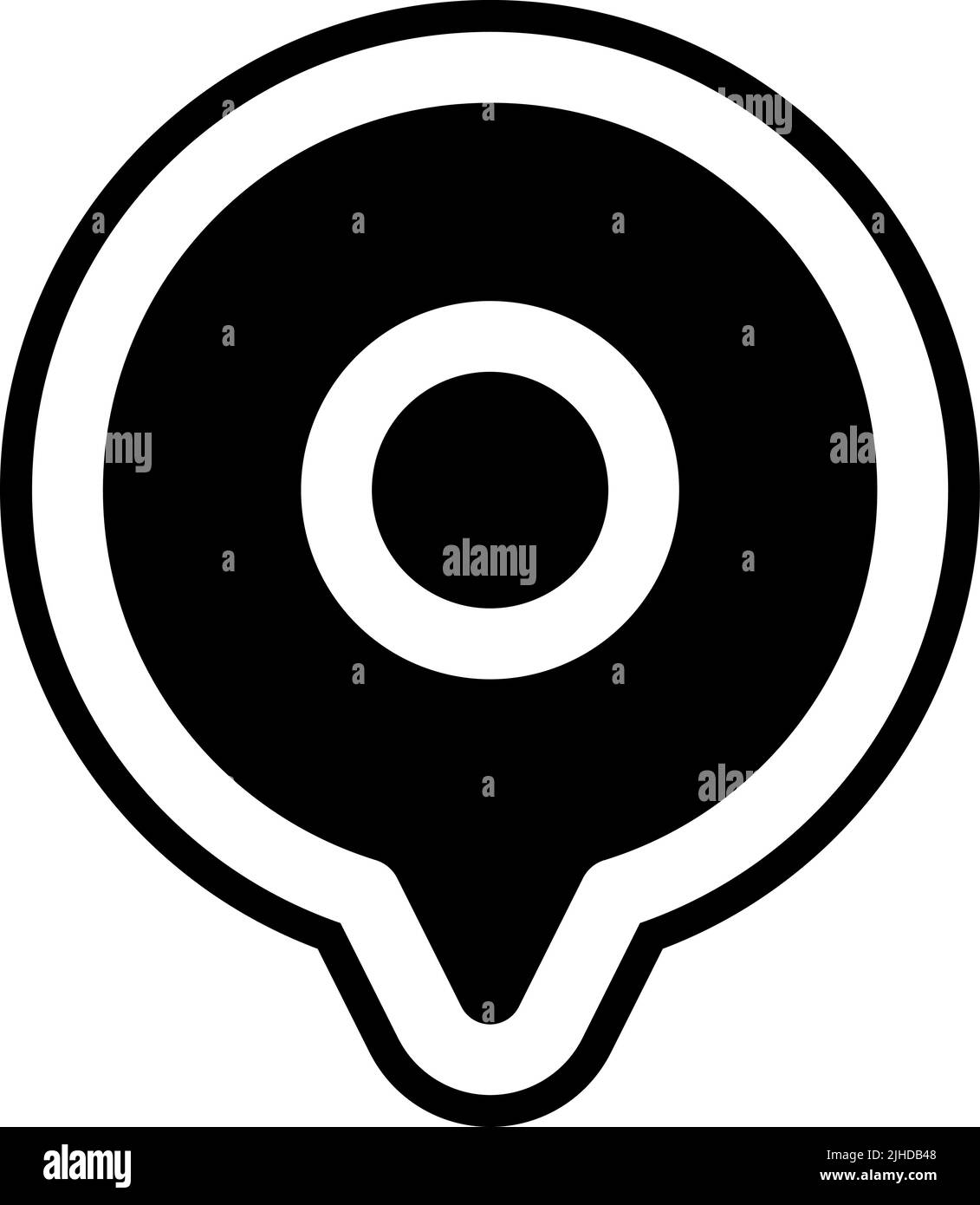 Smart phone map pin Black and White Stock Photos & Images - Alamy