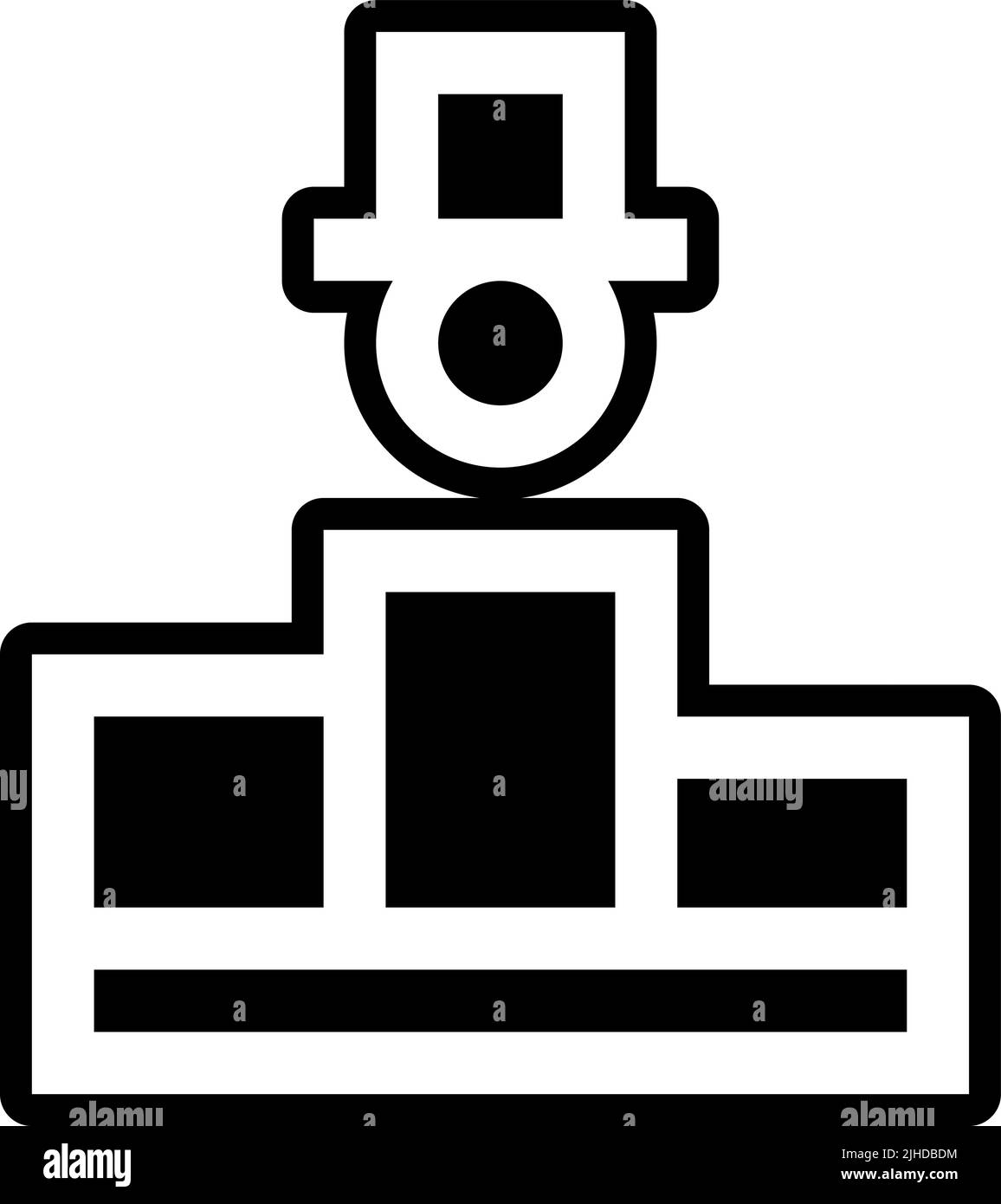 Running podium Stock Vector Image & Art - Alamy