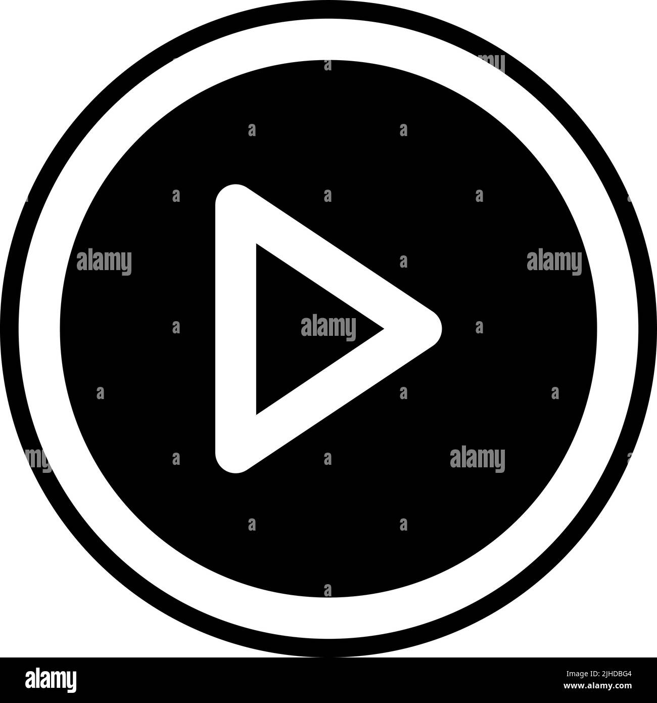Ui play button Stock Vector Image & Art - Alamy