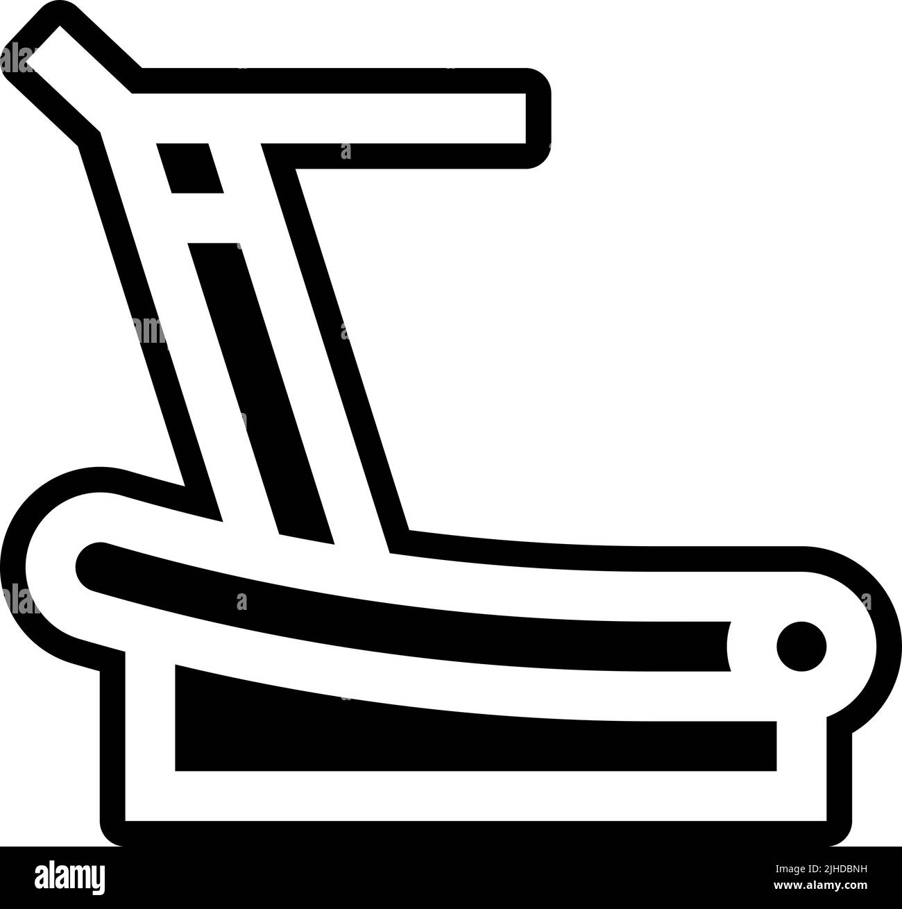 Running treadmill Stock Vector Image & Art - Alamy