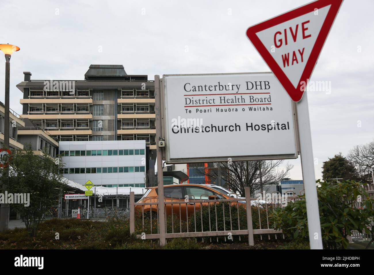A view of the Christchurch Public Hospital, run by the Canterbury ...
