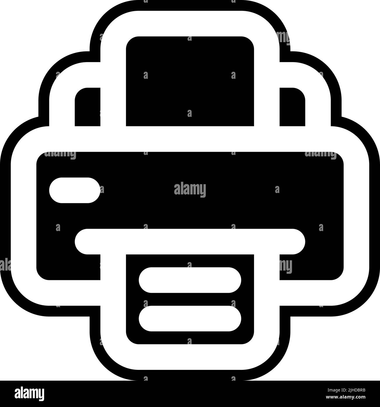 User interface printer Stock Vector Image & Art - Alamy