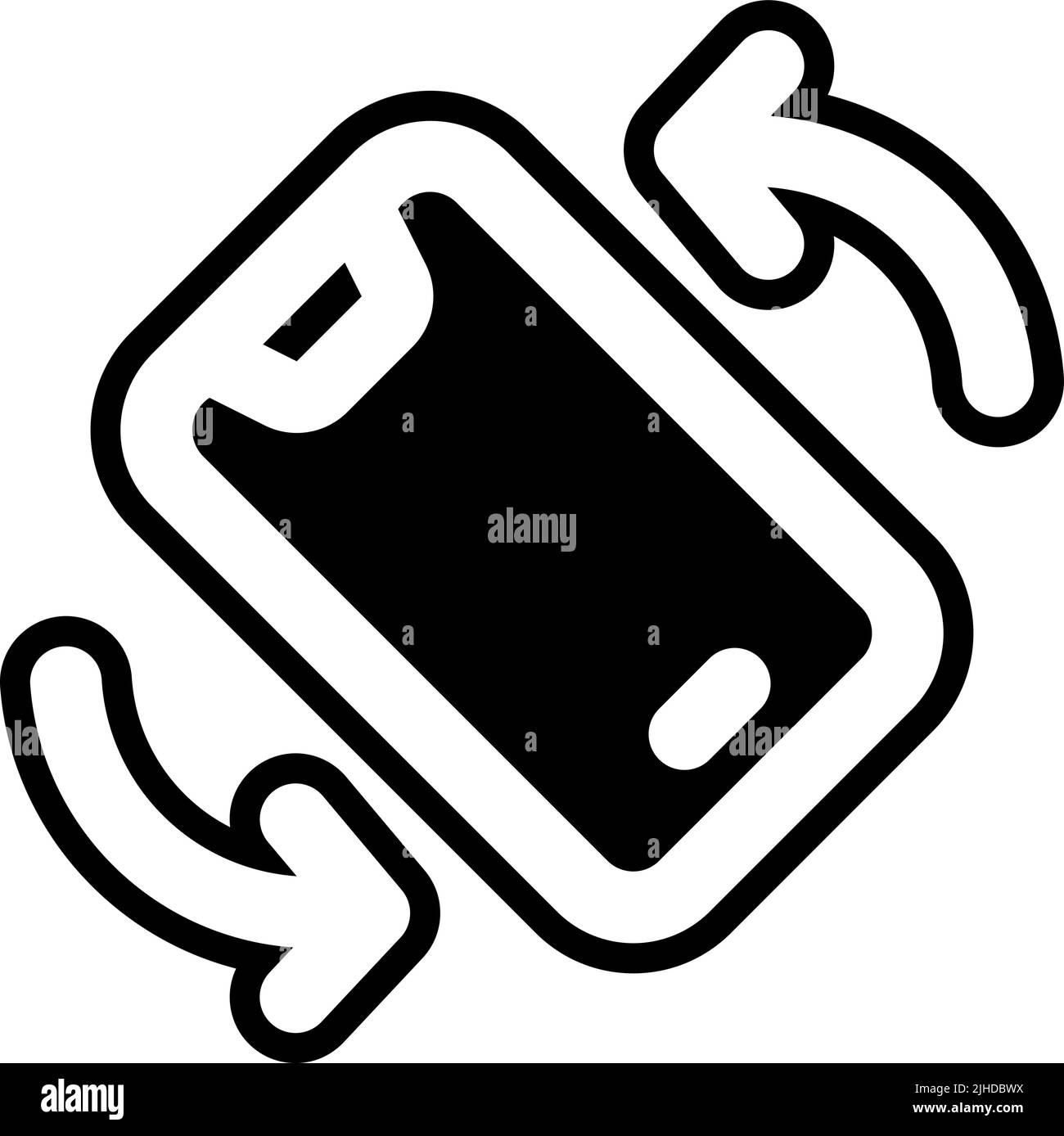 Rotate the screen Stock Vector Images - Alamy