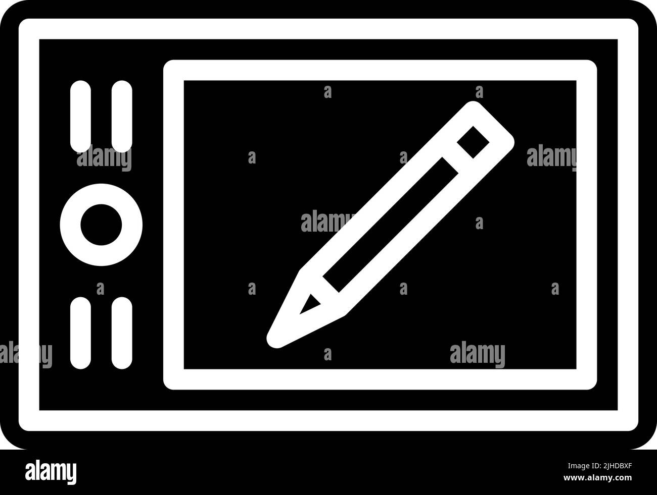 Graphic tablet pen hand Black and White Stock Photos & Images - Alamy