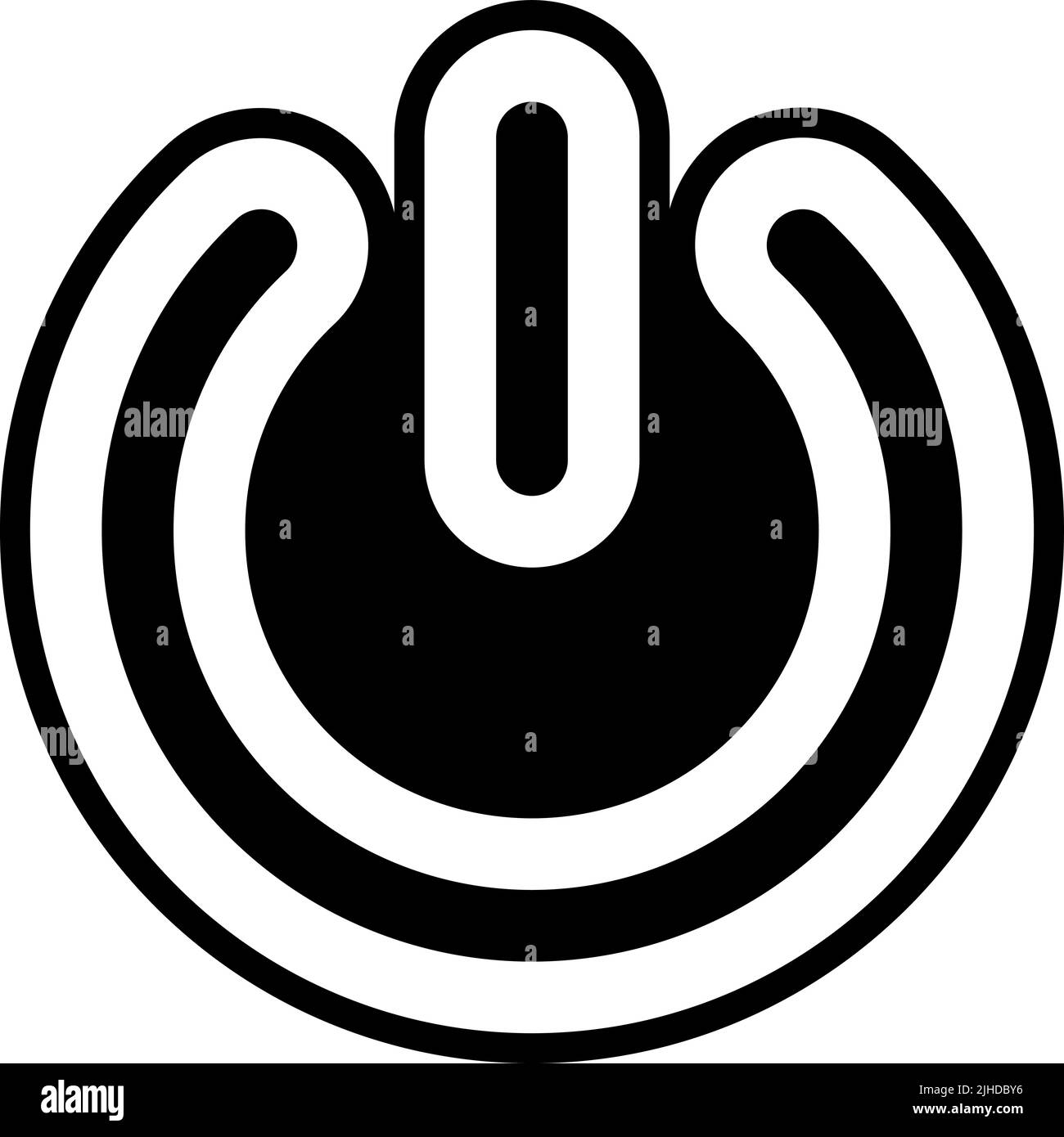 User interface power off Stock Vector Image & Art - Alamy