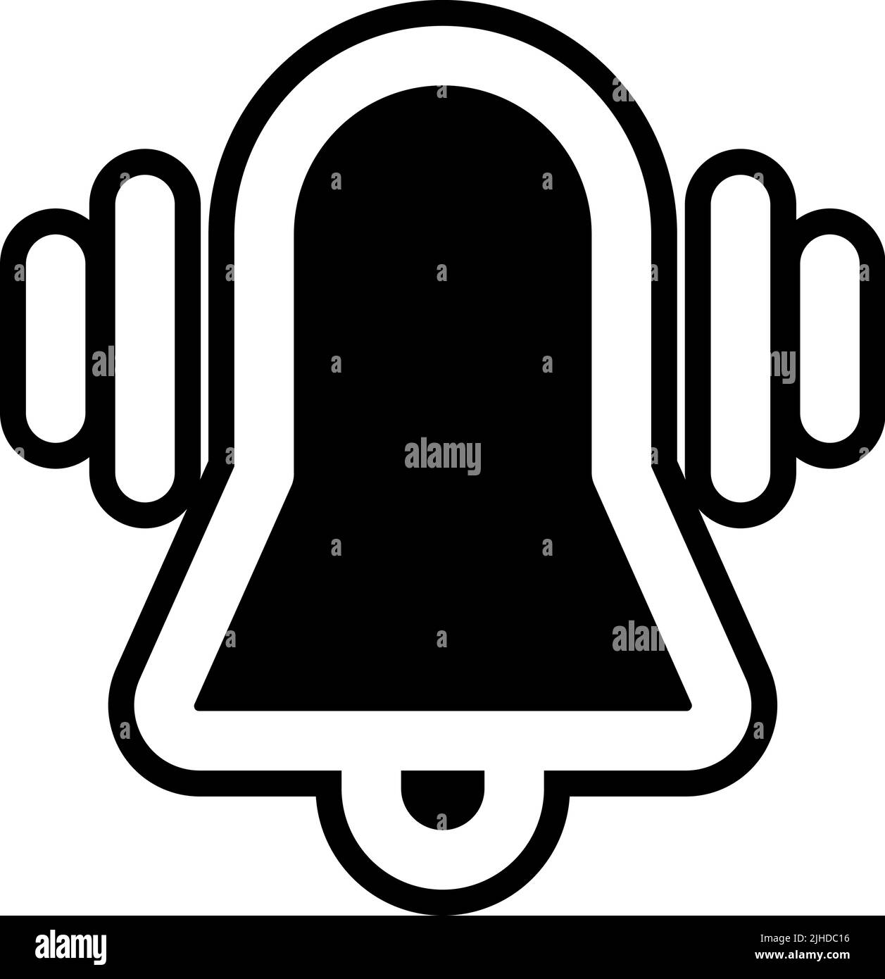 Bell signal sign Black and White Stock Photos & Images - Alamy