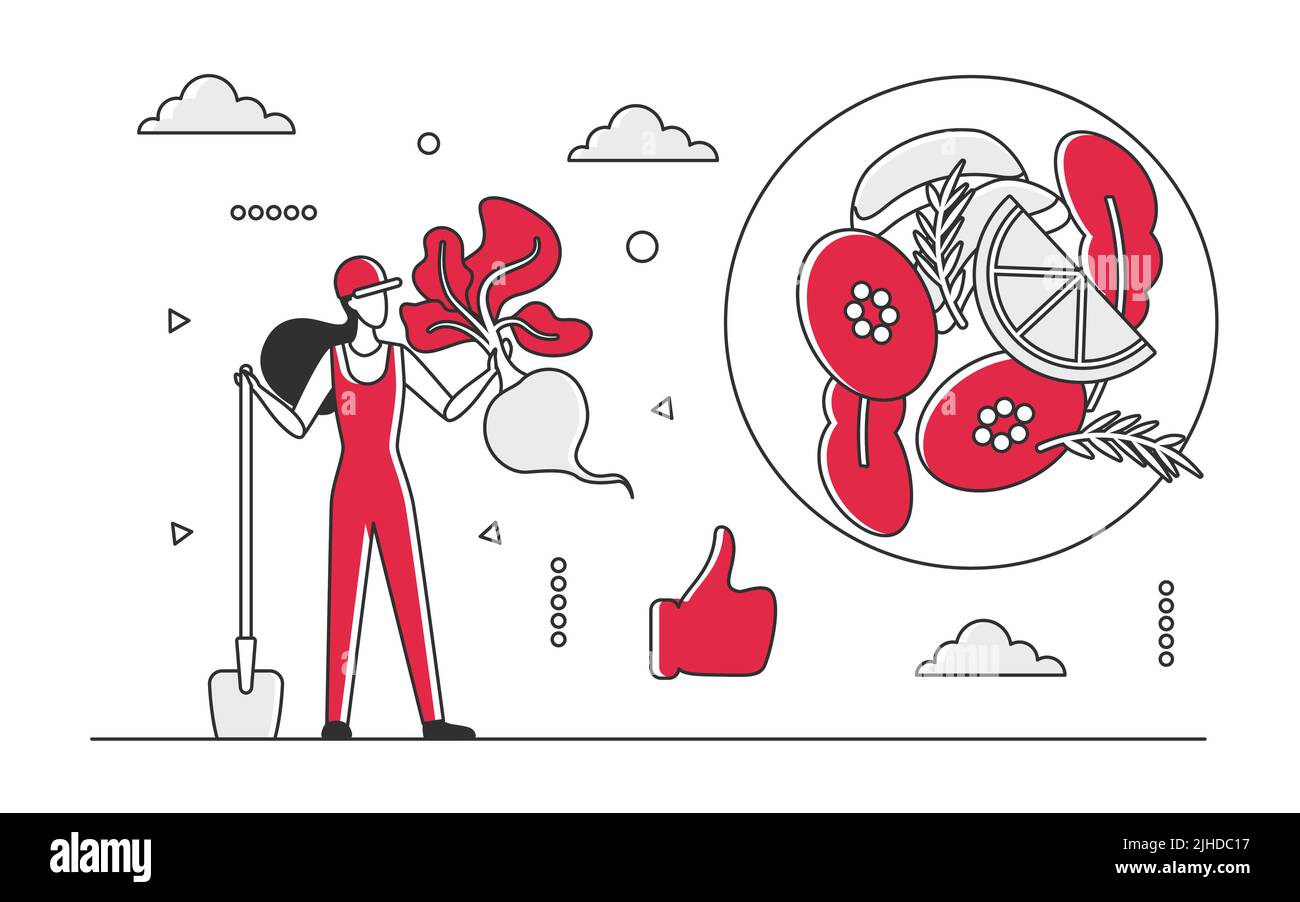 Growing and producing organic food. Ecological and natural farming ...