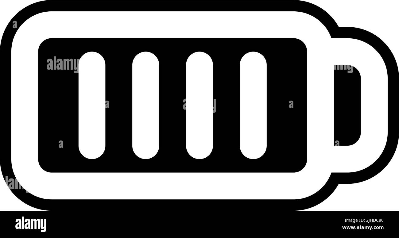 User interface full battery Stock Vector Image & Art - Alamy