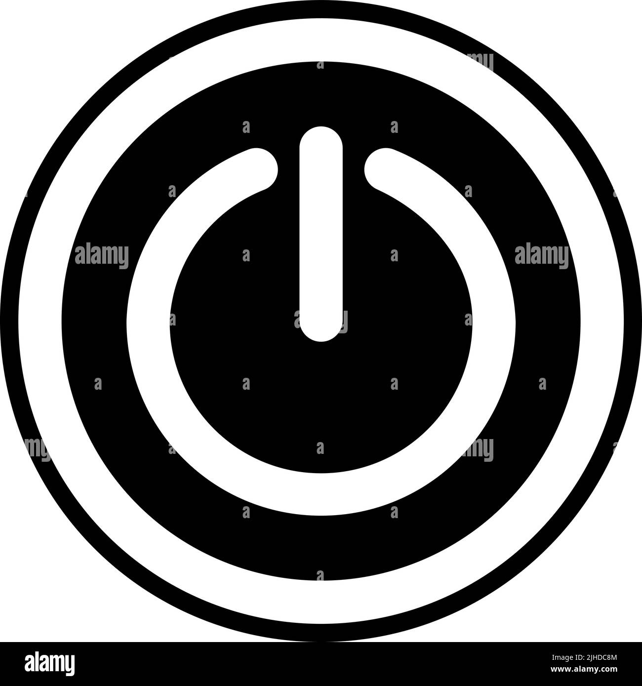 User interface power button Stock Vector Image & Art - Alamy