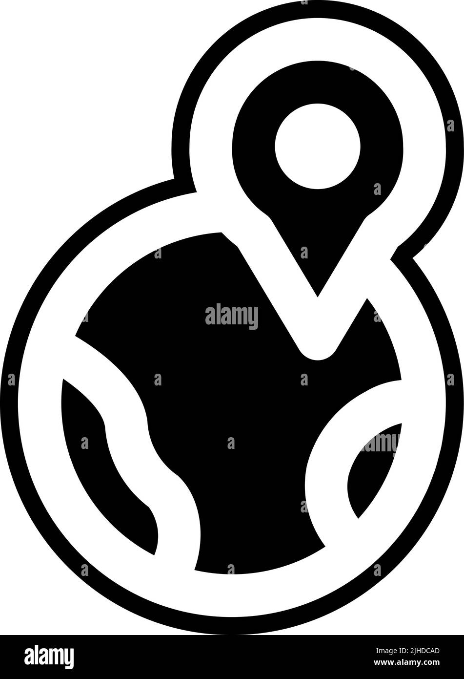 User interface map and location Stock Vector Image & Art - Alamy