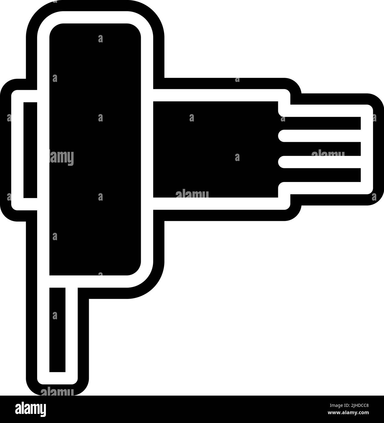 Resistor energy icon flat Stock Vector Images - Alamy