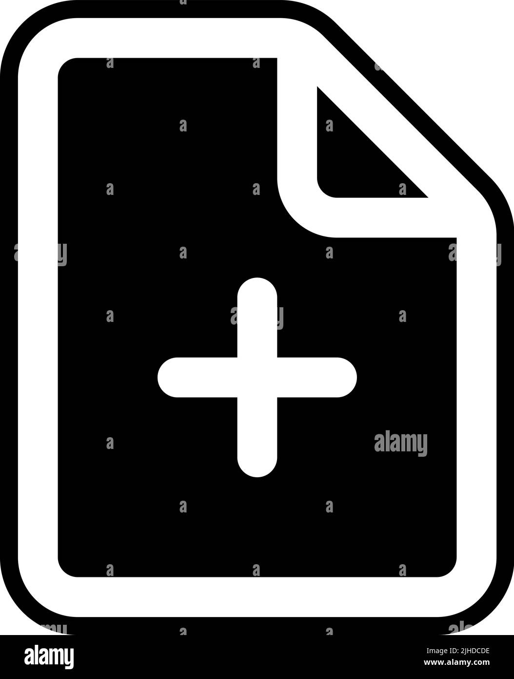 User interface add file Stock Vector Image & Art - Alamy