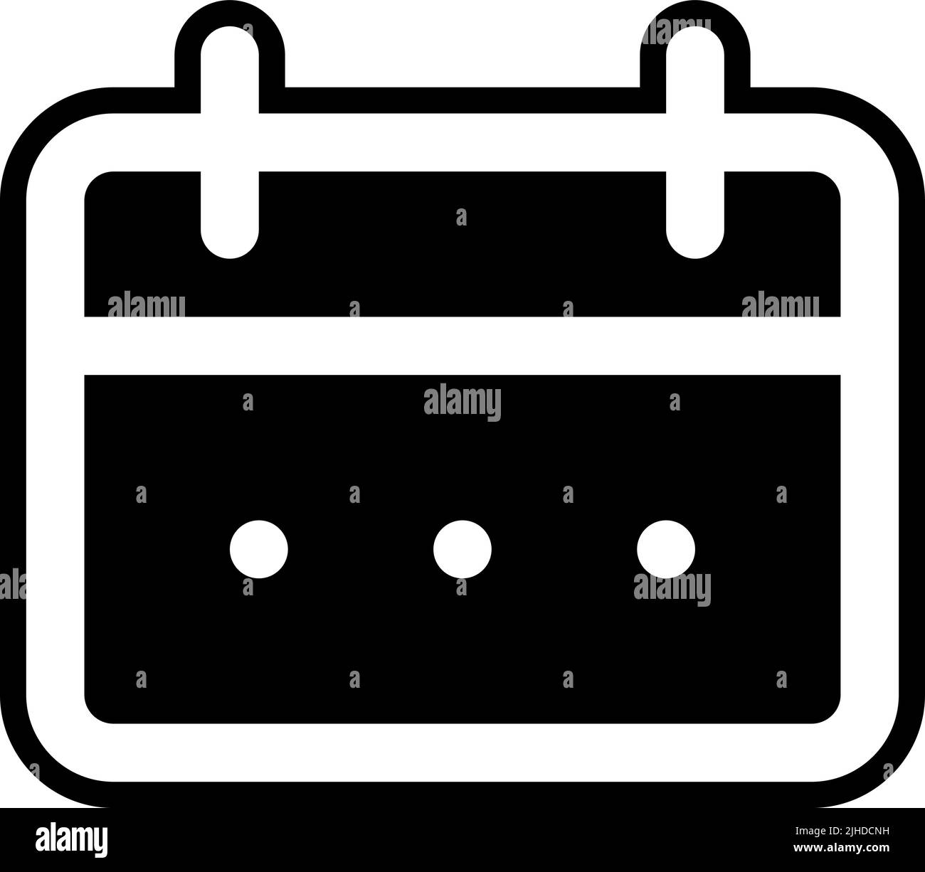 Calendar widget template ui Stock Vector Images - Alamy