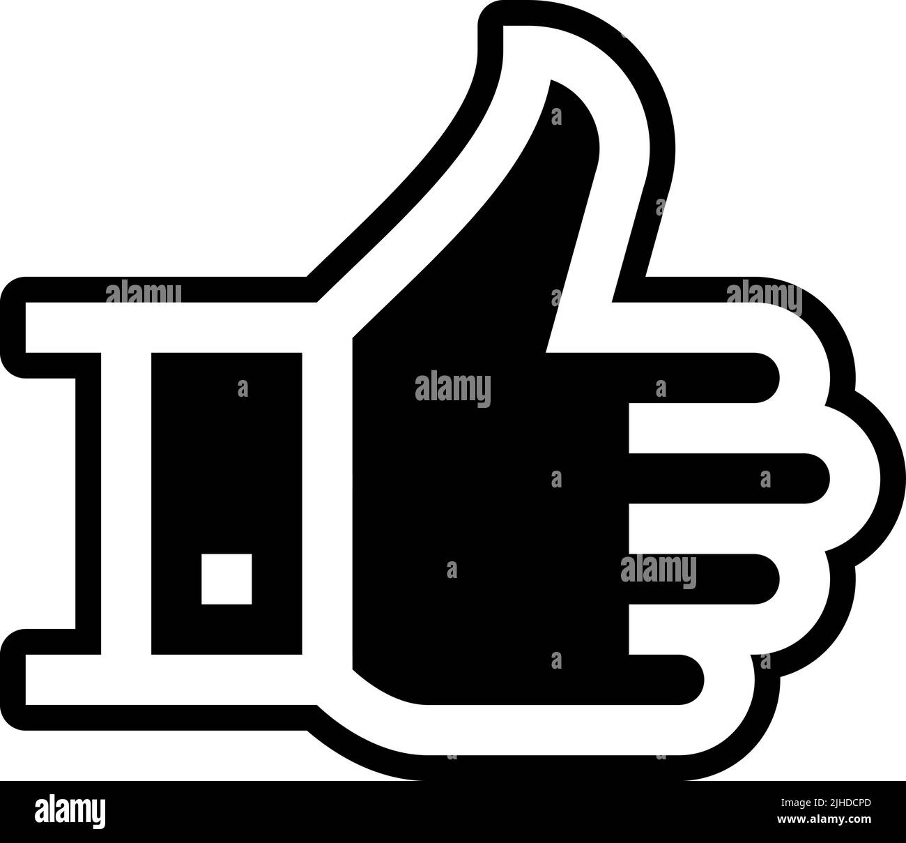 Survey test voting symbol Black and White Stock Photos & Images - Alamy