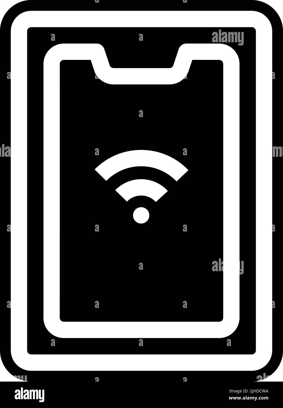Wireless connection handphone Stock Vector Image & Art - Alamy