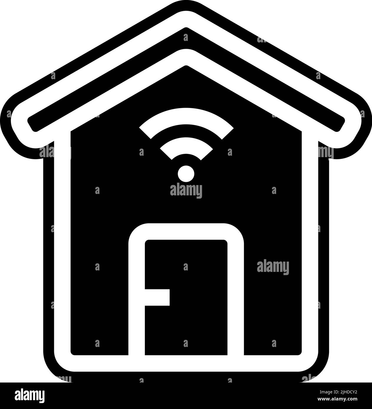 Wireless connection smart house Stock Vector Image & Art - Alamy