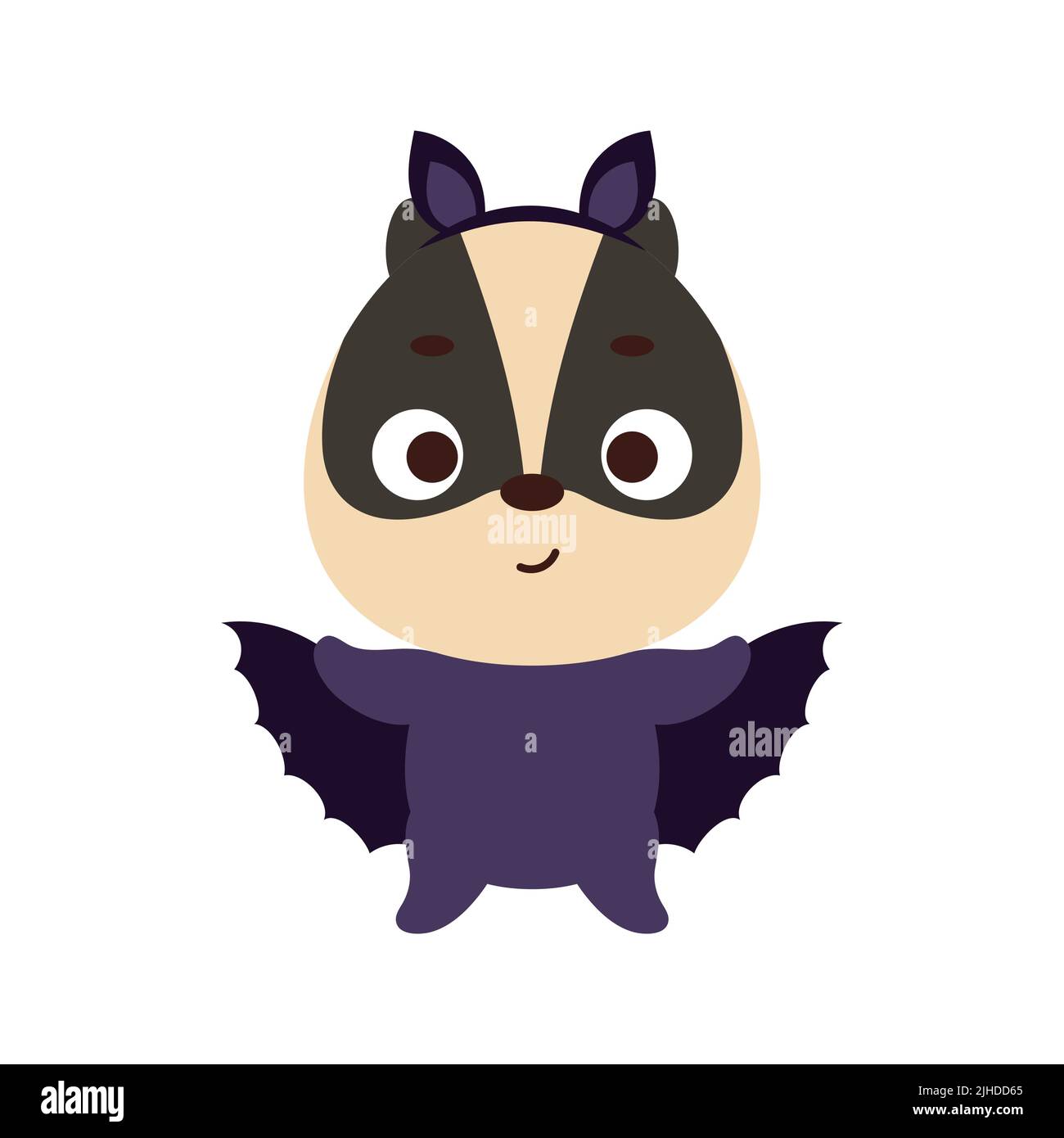 Badger in forest Stock Vector Images - Alamy