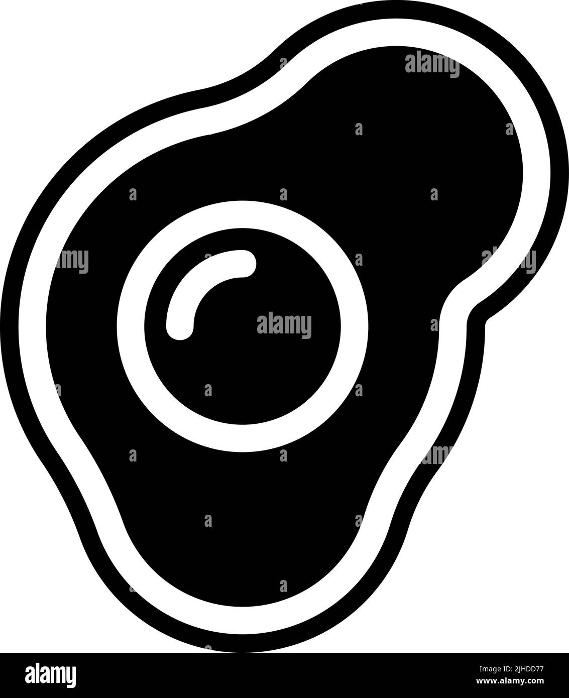 Fried bread and egg Black and White Stock Photos & Images - Alamy