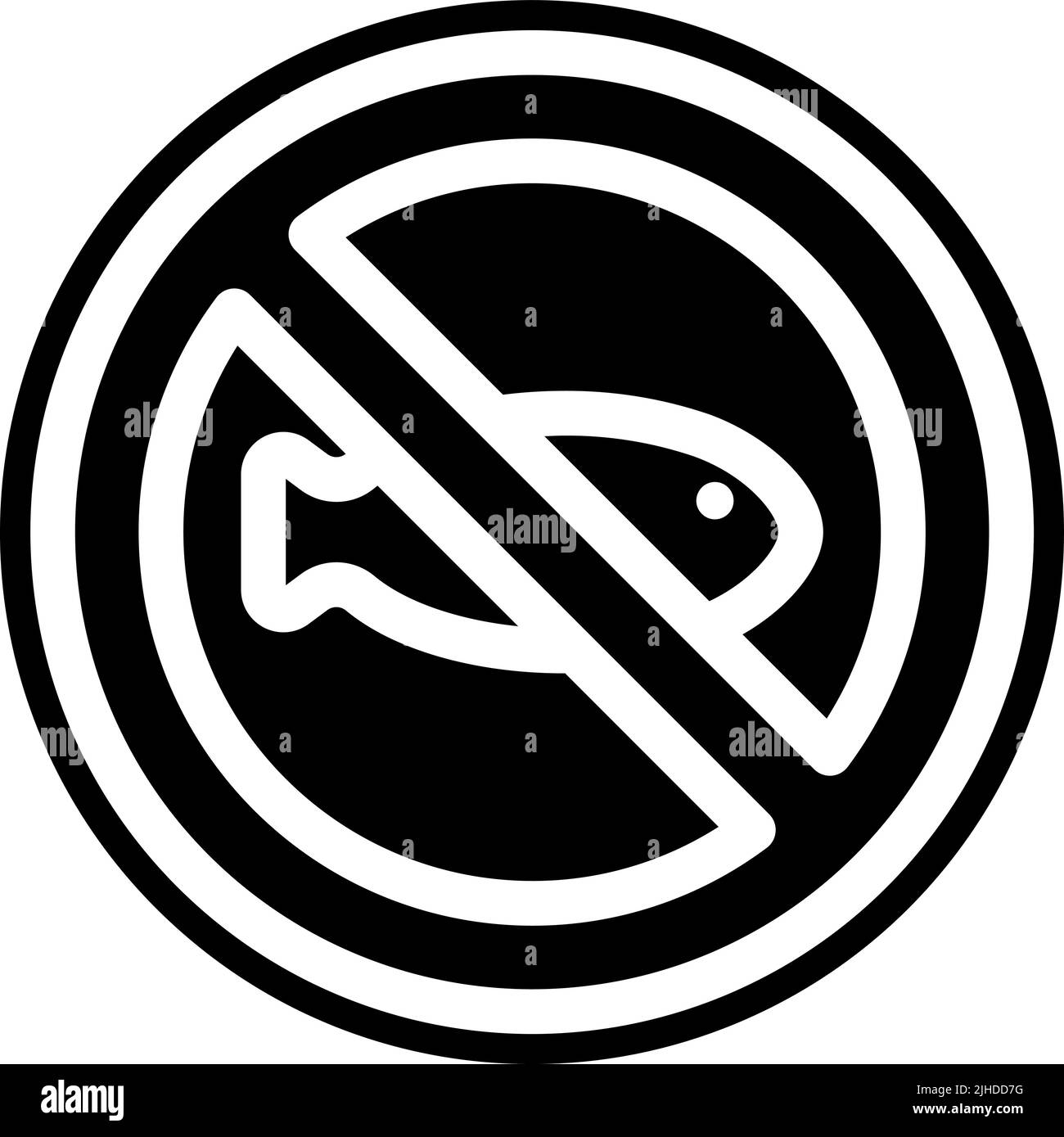 Allergies no seafood Stock Vector Image & Art - Alamy