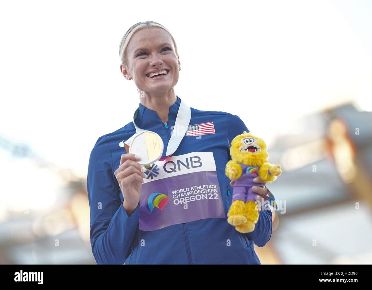 Eugene, USA. 17th July, 2022. Athletics; World Championships, Katie ...
