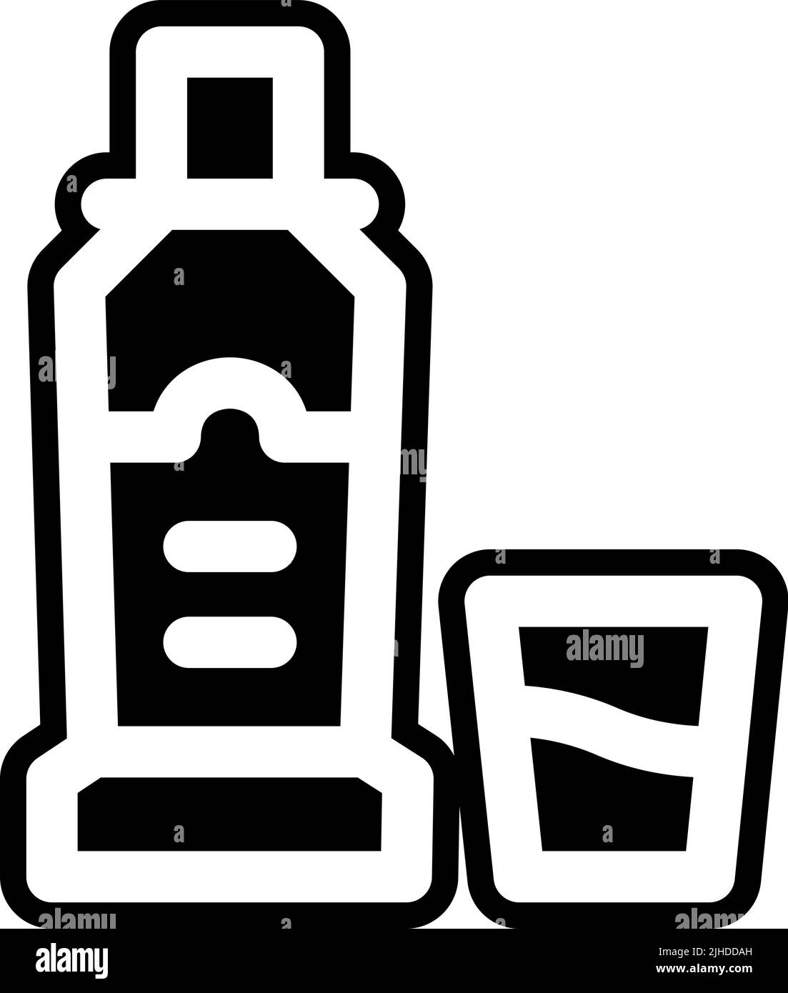 Tequila bottle lemon Black and White Stock Photos & Images - Alamy