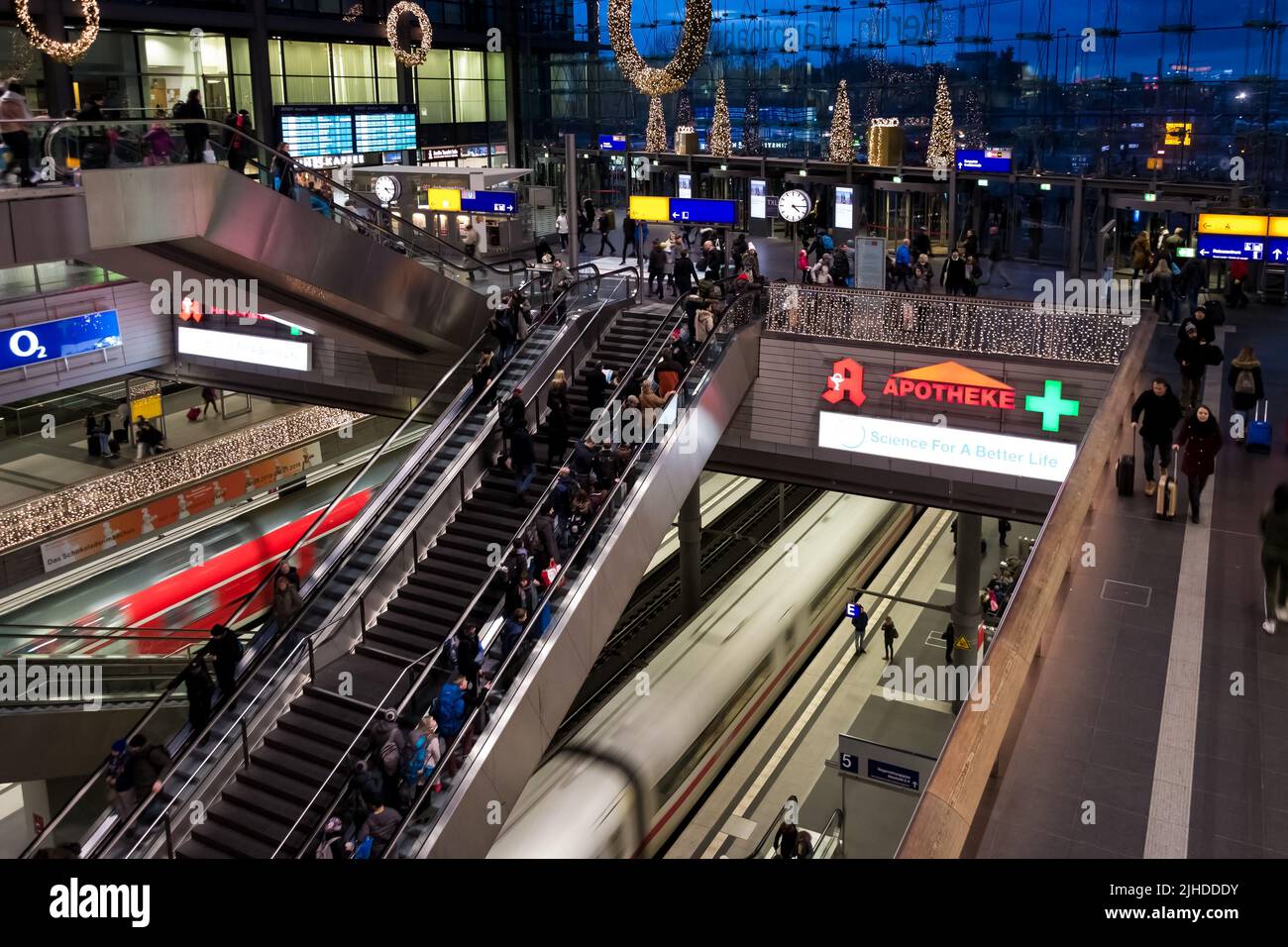 rchitectural detail of Berlin Hauptbahnhof (Berlin Central Station) the ...