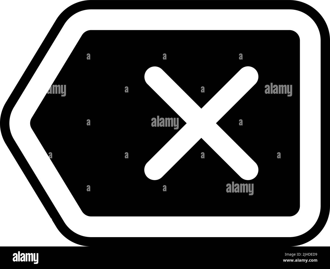 User interface delete Stock Vector Image & Art - Alamy