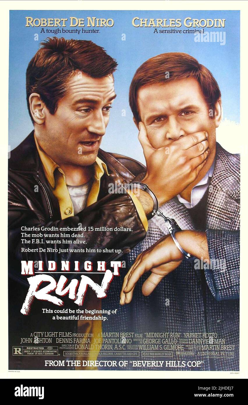 Midnight run movie poster hi-res stock photography and images - Alamy