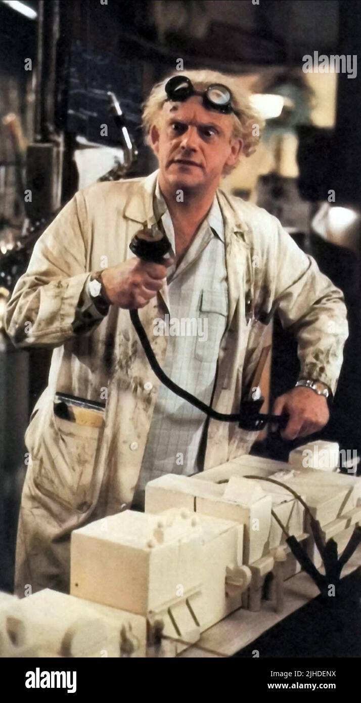 CHRISTOPHER LLOYD, BACK TO THE FUTURE, 1985 Stock Photo - Alamy
