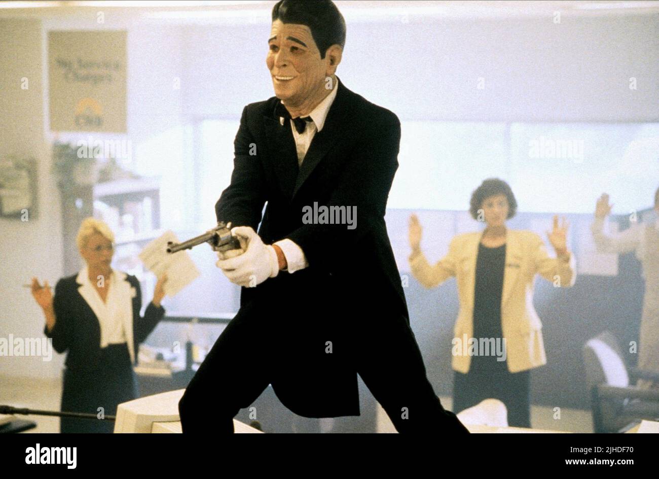 Patrick swayze with reagan mask hi-res stock photography and images - Alamy