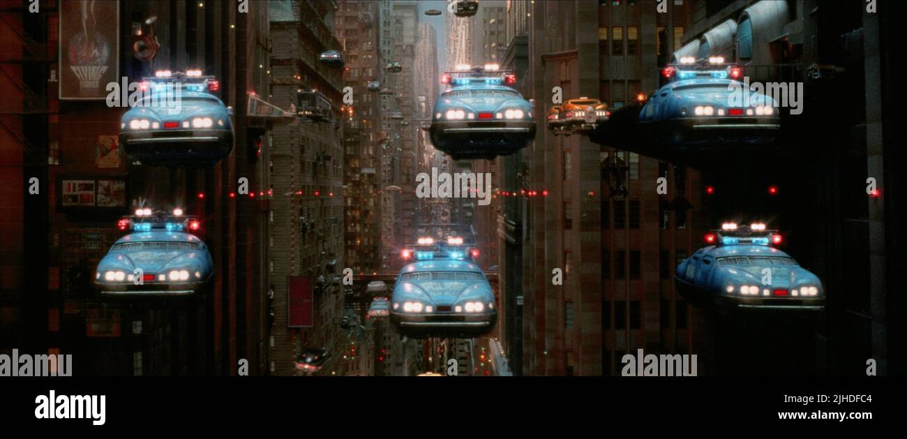 FLYING POLICE CARS, THE FIFTH ELEMENT, 1997 Stock Photo - Alamy