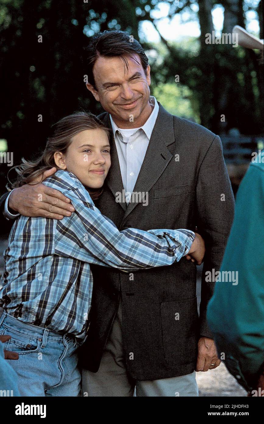 SCARLETT JOHANSSON, SAM NEILL, THE HORSE WHISPERER, 1998 Stock Photo ...