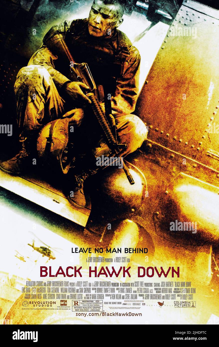 Black hawk down poster hi-res stock photography and images - Alamy