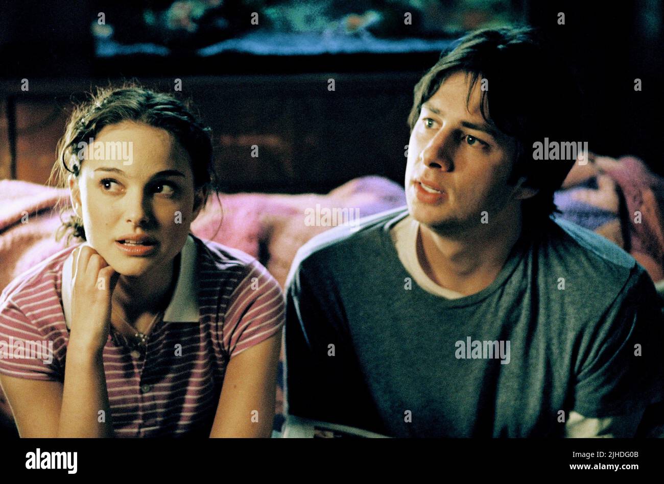 NATALIE PORTMAN, ZACH BRAFF, GARDEN STATE, 2004 Stock Photo - Alamy